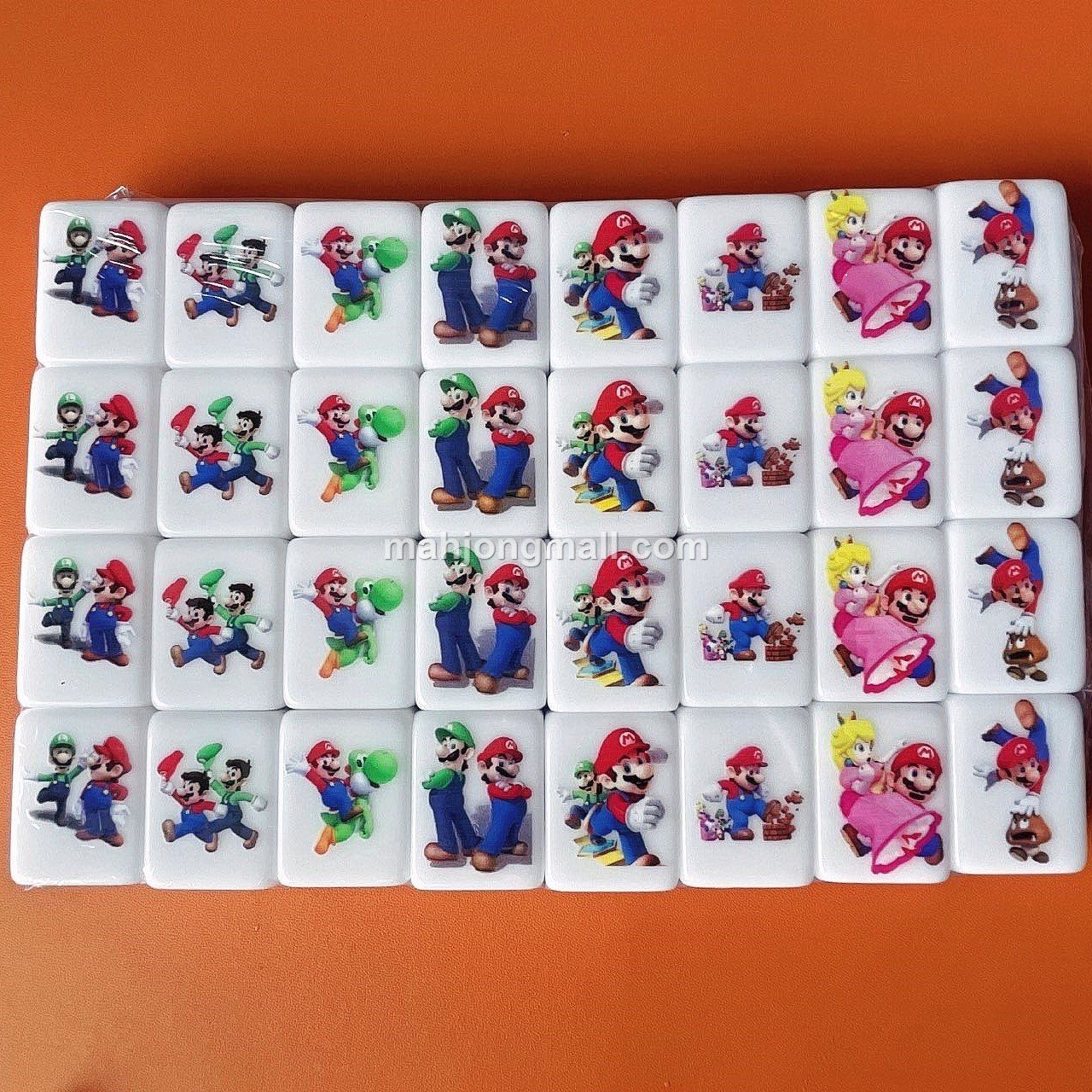 (Super Mario) XL Seaside Escape Mahjong Tiles Game Customized Set ...