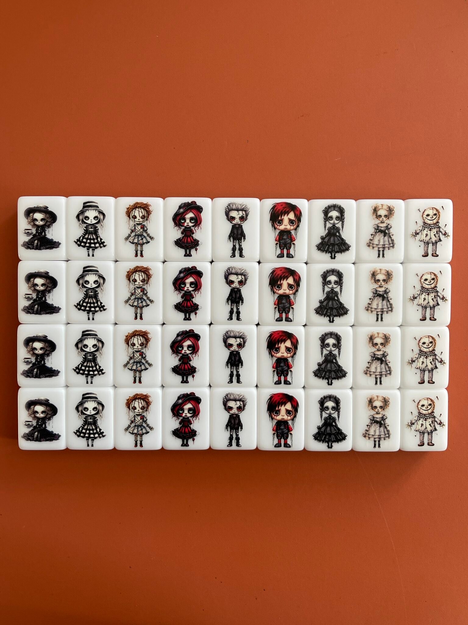 (Horror set vs Horror Doll) XL Seaside Escape Mahjong Tiles Game ...