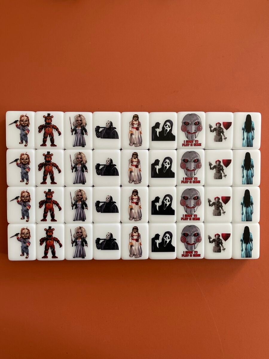 (Horror set vs Horror Doll) XL Seaside Escape Mahjong Tiles Game ...