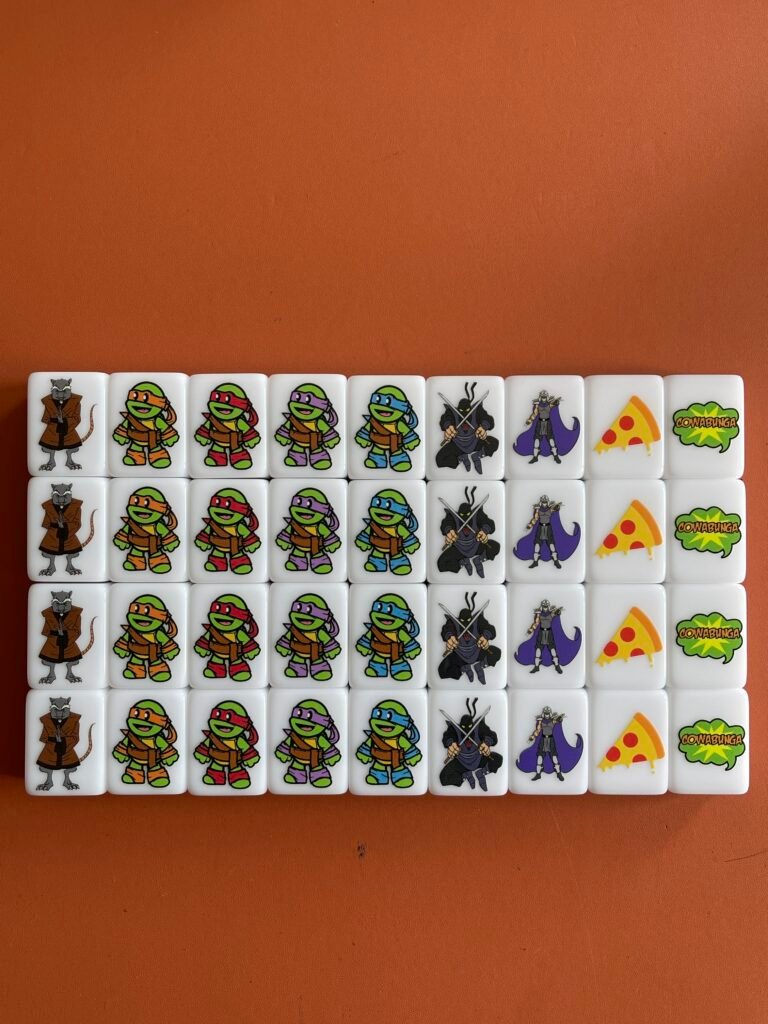 (Friends Series 3 vs Ninja turtles) XL Seaside Escape Mahjong Tiles ...